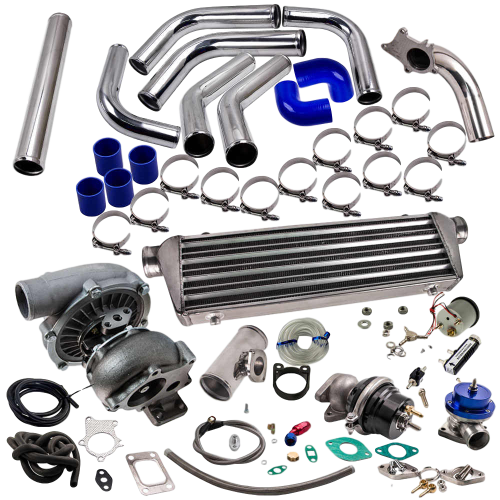 T3/T4 T04E Turbo Kit Upgrade Stage 3 Universal Turbo Starter Kit 400HP ...